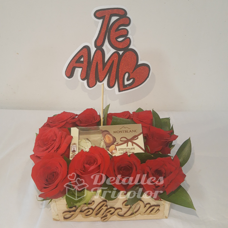 ROSA DE AMOR - Detalles Tricolor ROSA DE AMOR